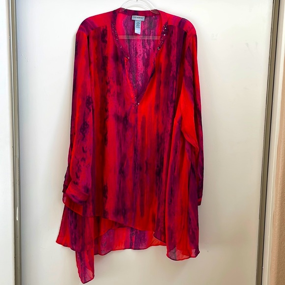 Catherines | Tops | Catherines Flowing Tunic Top | Poshmark